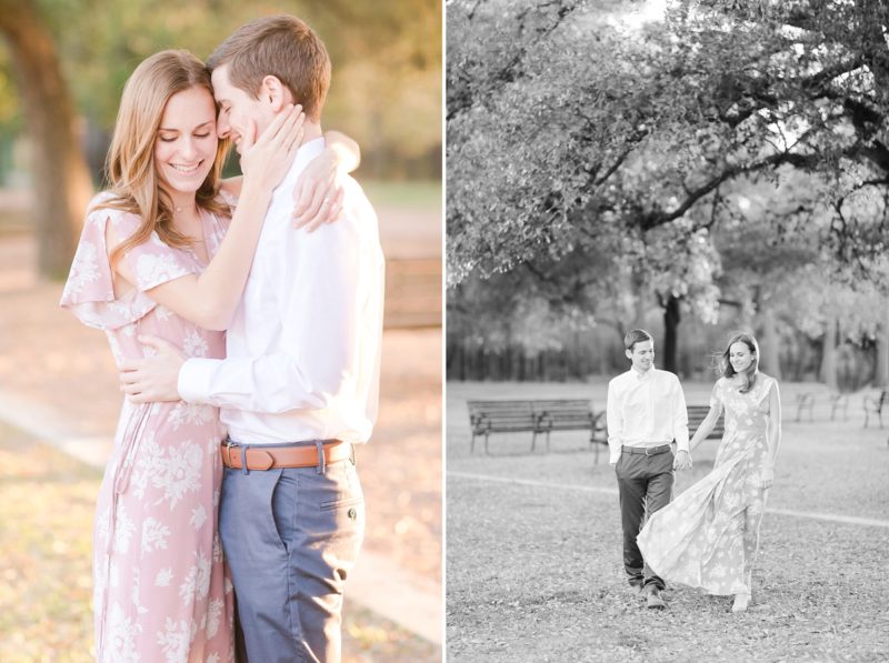 A Hermann Park Engagement Session | Kristin + Hayden - Joanna Krueger ...