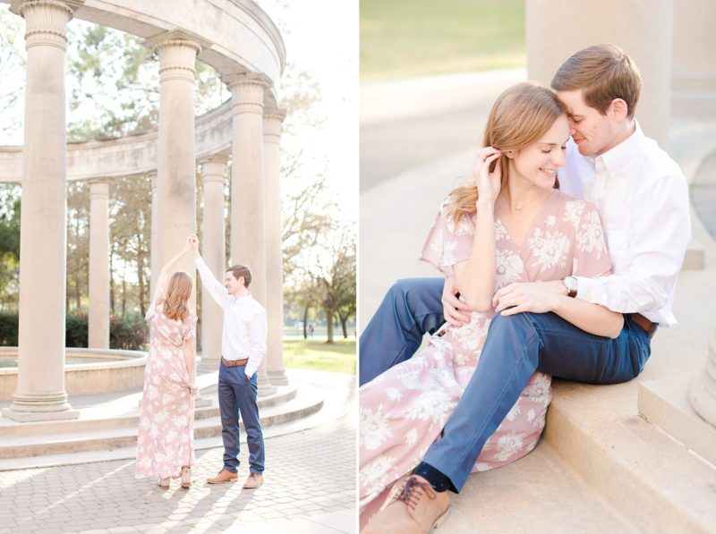 A Hermann Park Engagement Session | Kristin + Hayden - Joanna Krueger ...