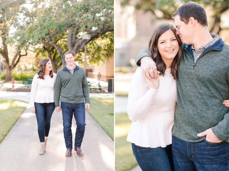Texas A&M University Engagement Portraits | Meagan + Richard - Joanna ...