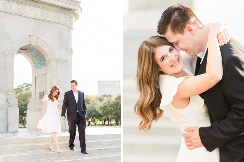 A Hermann Park Engagement Session | Casey + Stephen - Joanna Krueger ...
